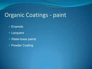 Surface treatment an overview | PPTX