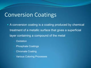 Surface treatment an overview | PPTX