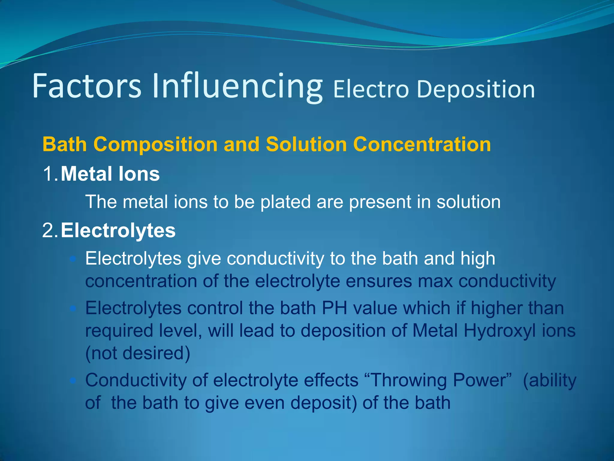 Surface treatment plating process | PPTX