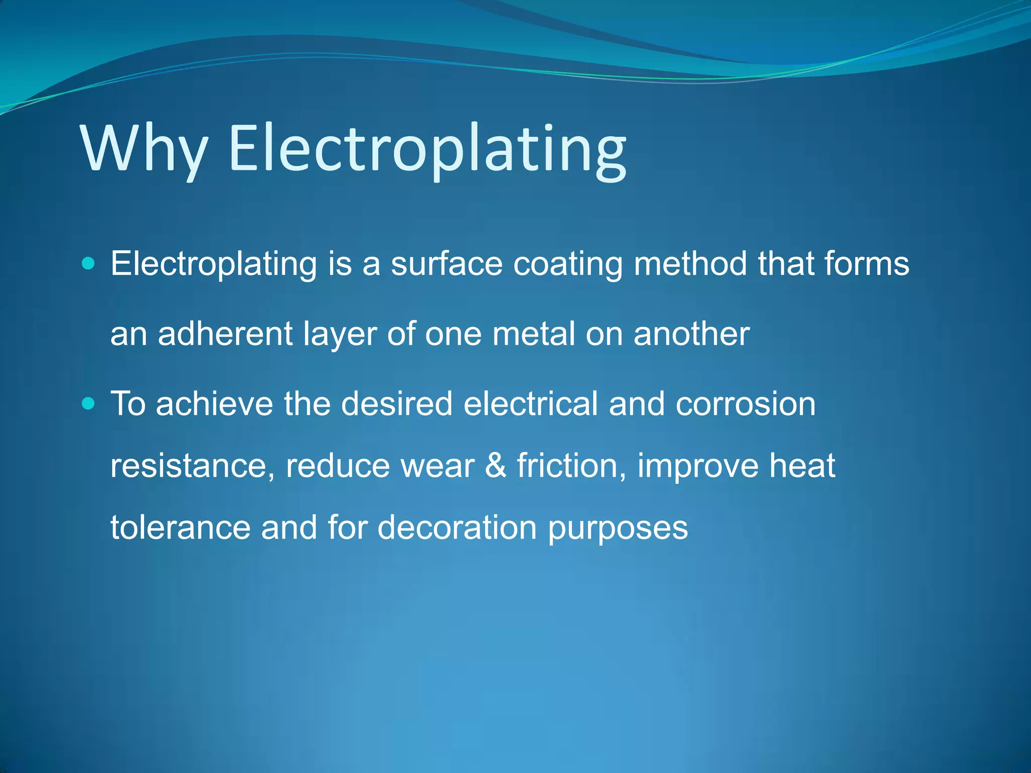 Surface treatment plating process | PPTX