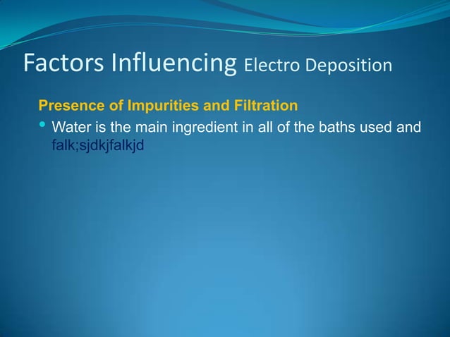 Surface treatment plating process | PPTX