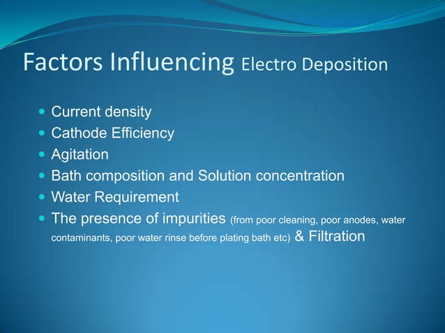 Surface treatment plating process | PPTX