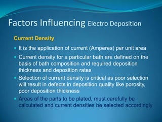 Surface treatment plating process | PPTX