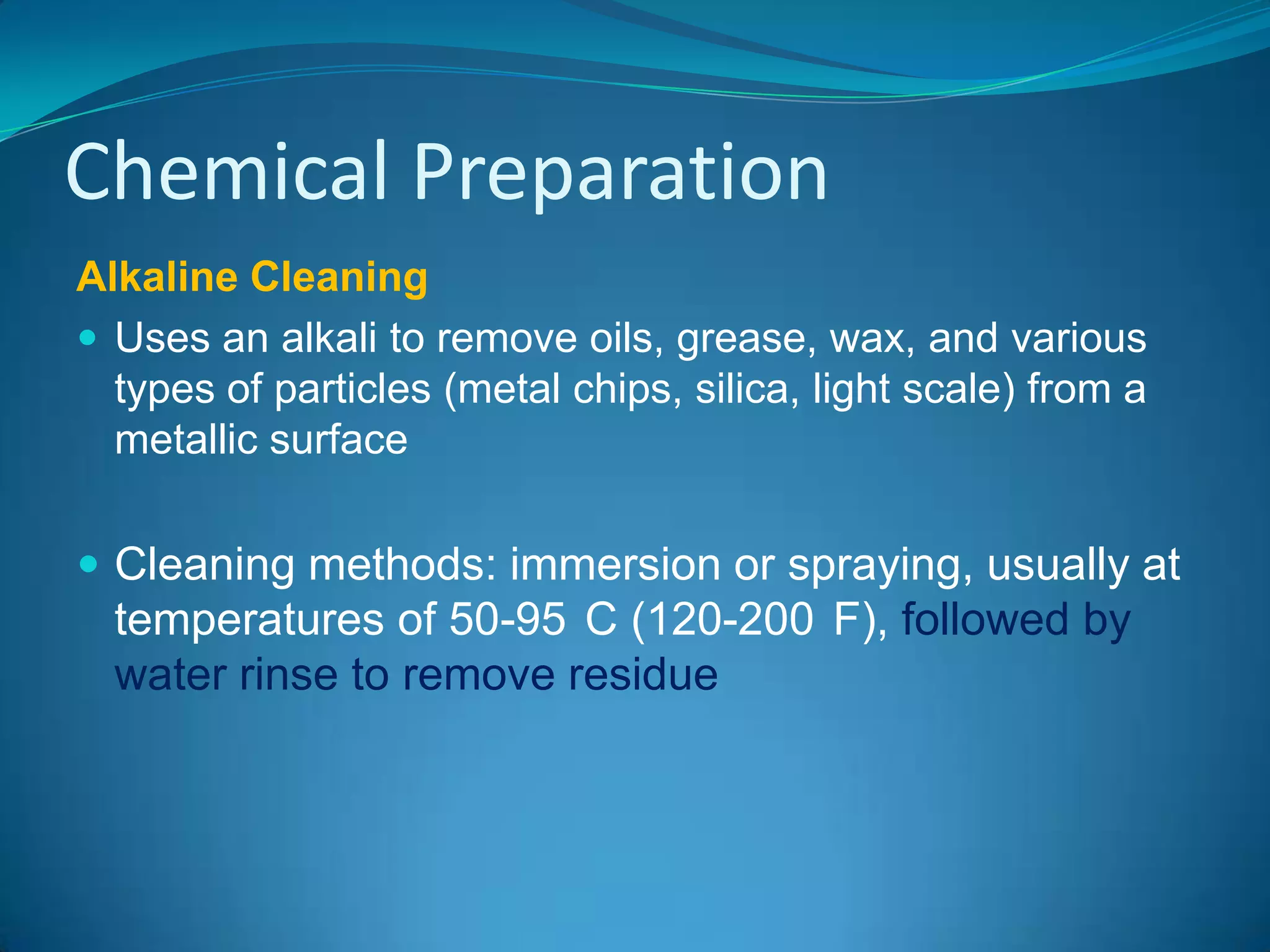 Surface treatment preprocesses | PPTX