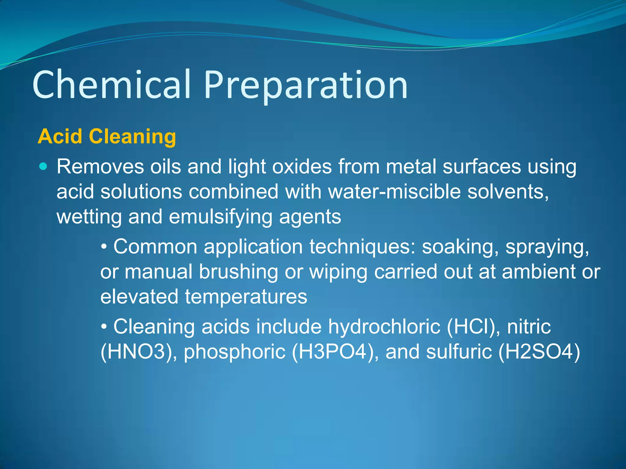 Surface treatment preprocesses | PPTX