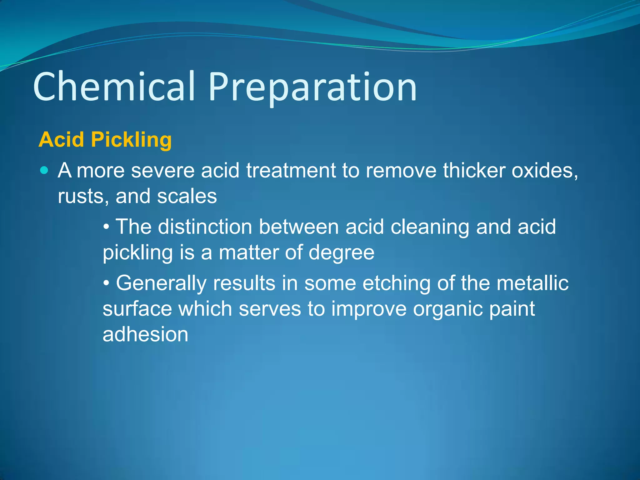 Surface treatment preprocesses | PPTX