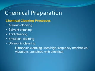 Surface treatment preprocesses | PPTX
