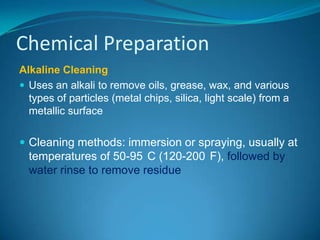 Surface treatment preprocesses | PPTX