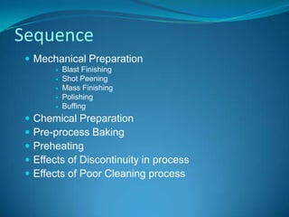Surface treatment preprocesses | PPTX