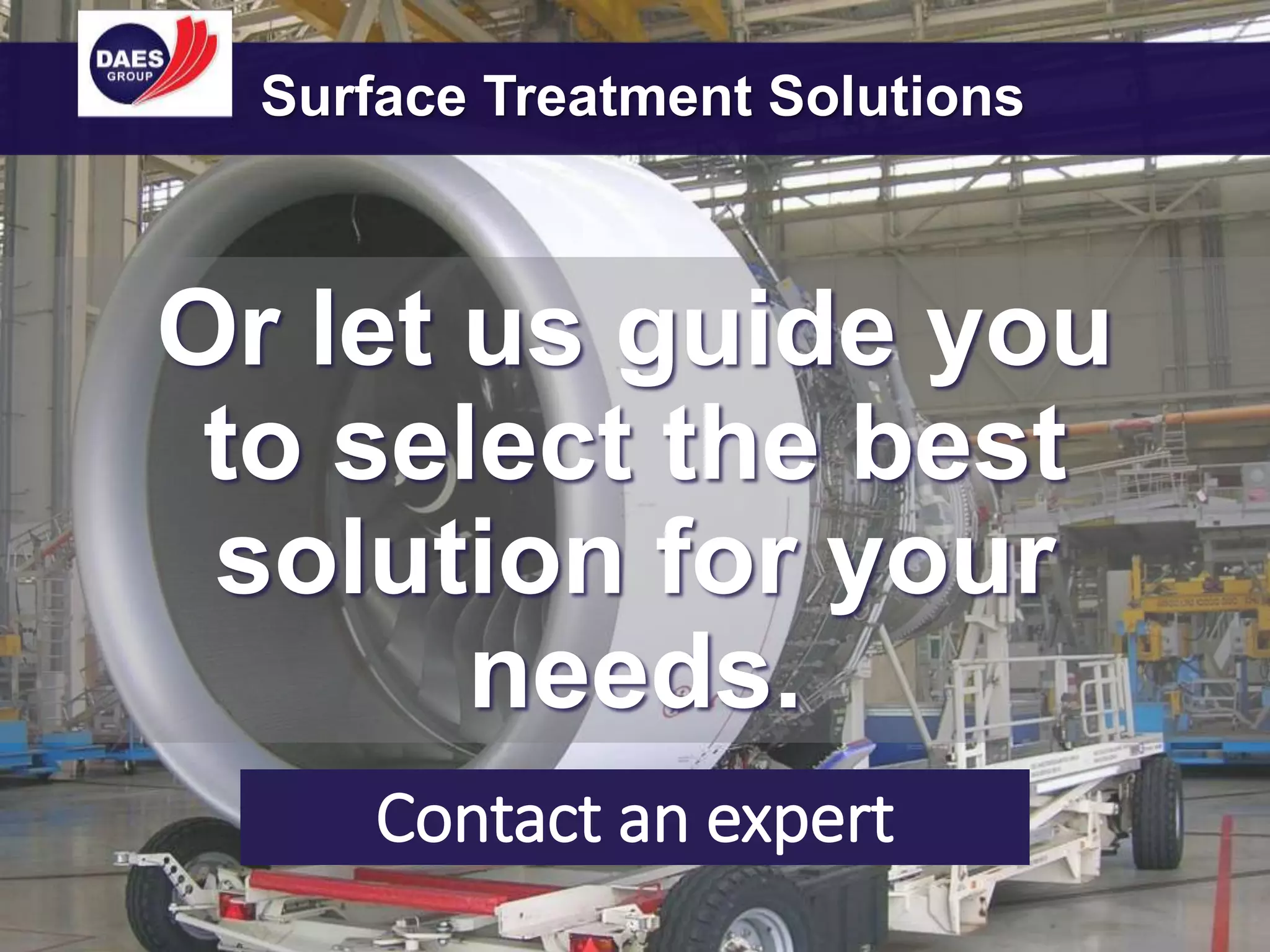 Surface treatment aerospace - DAES Group | PPTX