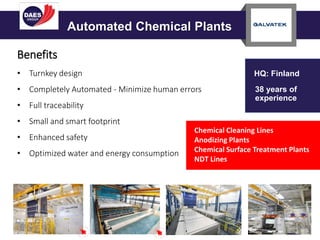 Surface treatment aerospace - DAES Group | PPTX | Business and Finance