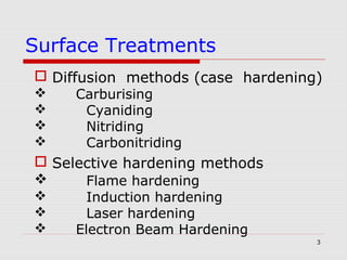 Surface Treatments | PPT