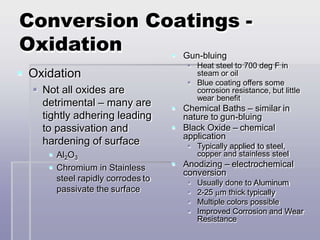 Surface treatments | PPT