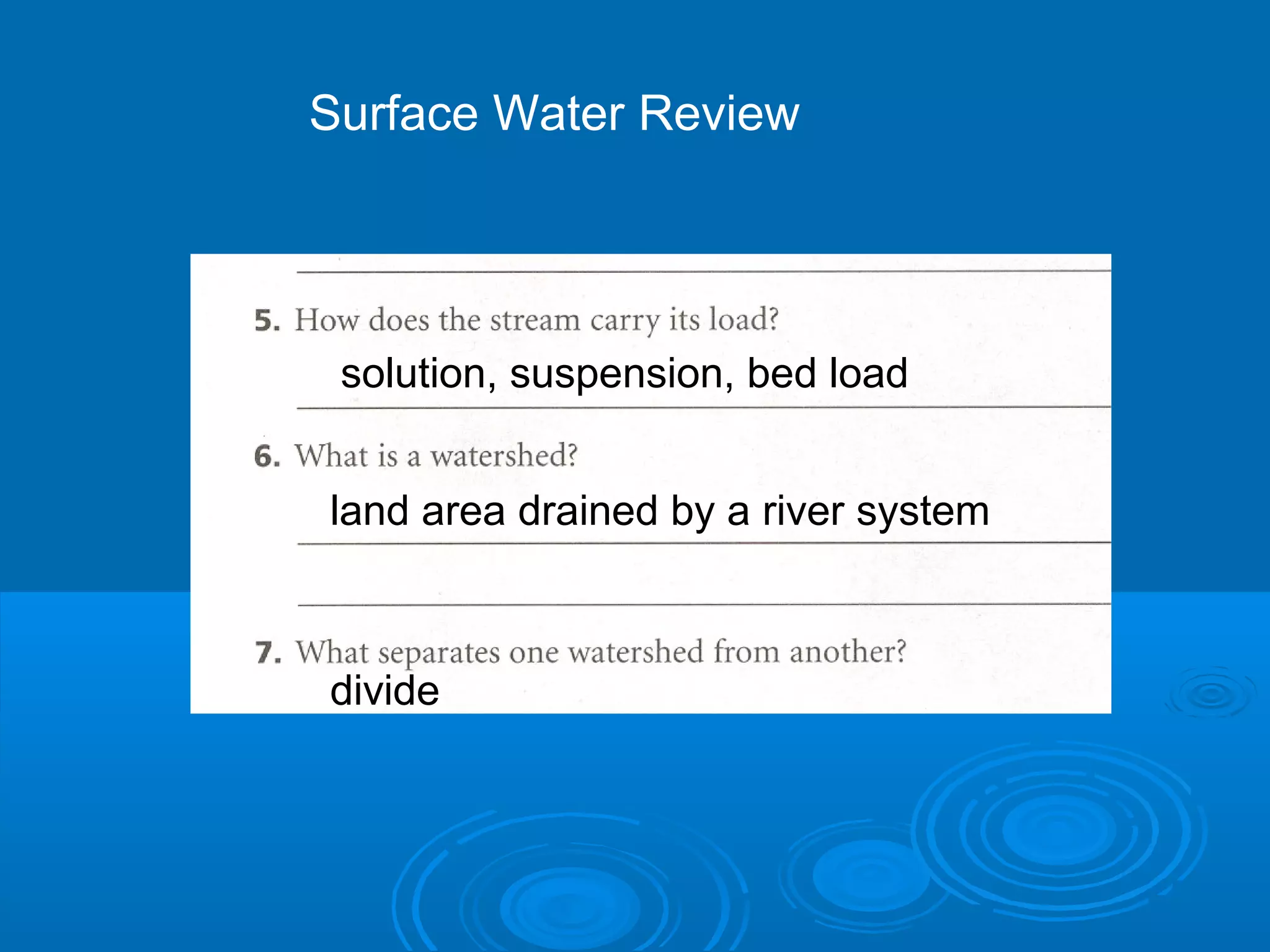 Surface Water | PPT