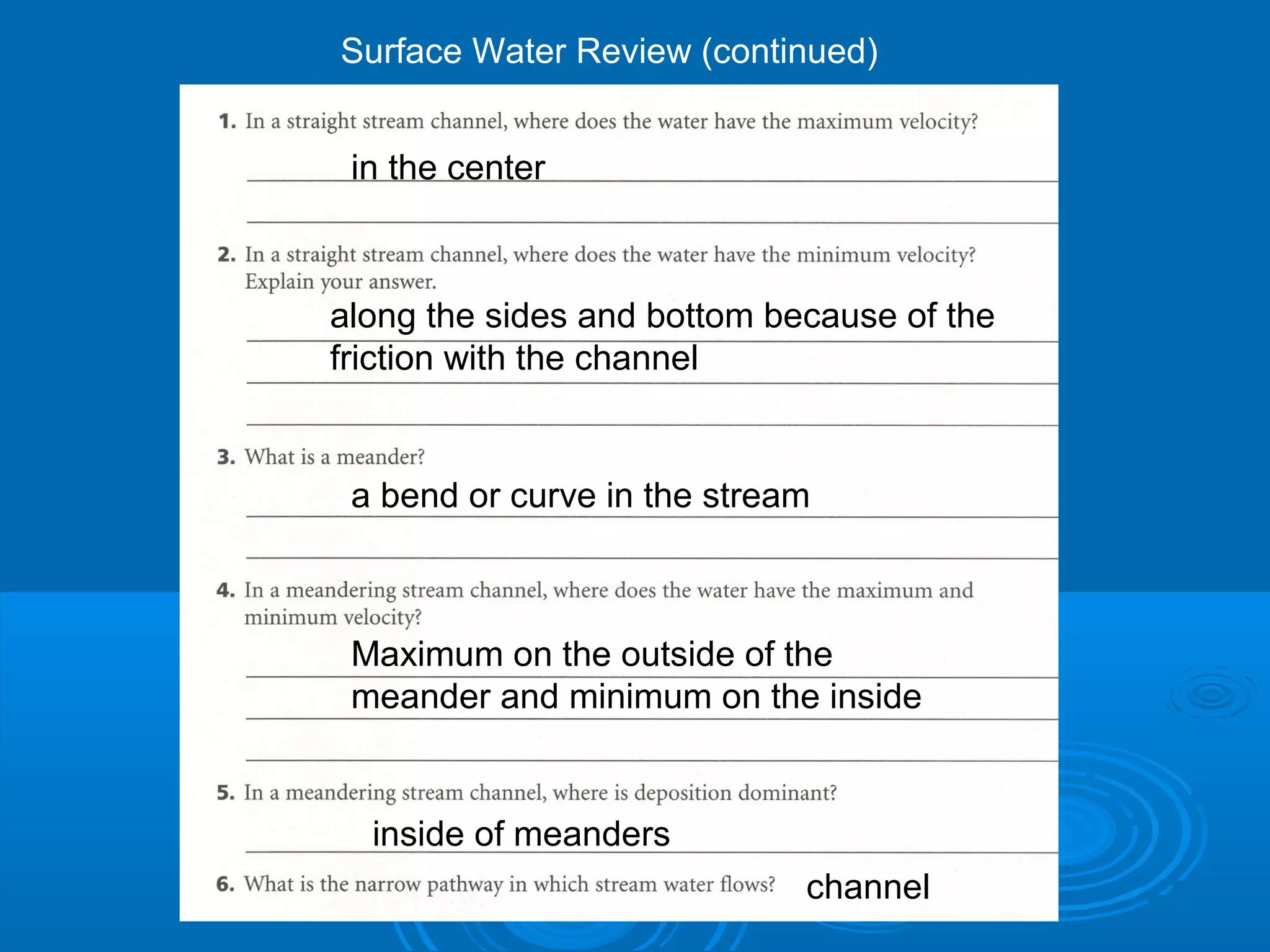 Surface Water | PPT