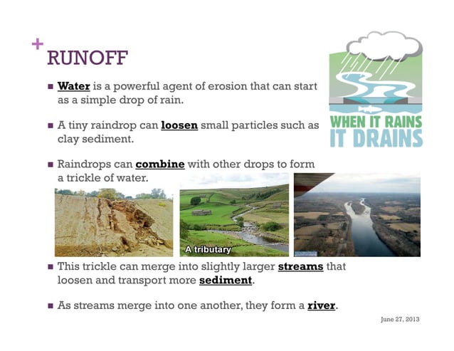 Surface Water Runoff and River Systems | PPT