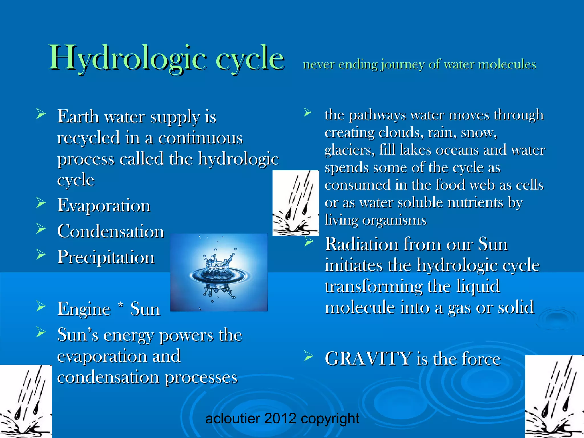 Surface water & Ground water 2013 acloutier | PPT