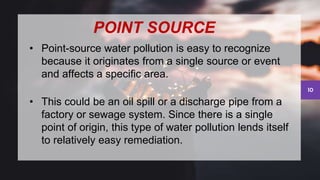 surface water pollution and it's treatment in environmental geology | PPTX