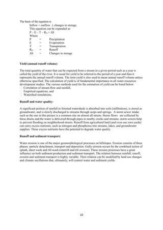 Surface water runoff | PDF | Weather | Science