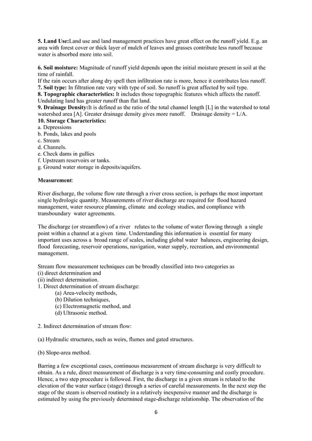 Surface water runoff | PDF | Weather | Science