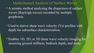 Surface Wave Seismic Methods MODULE.pptx