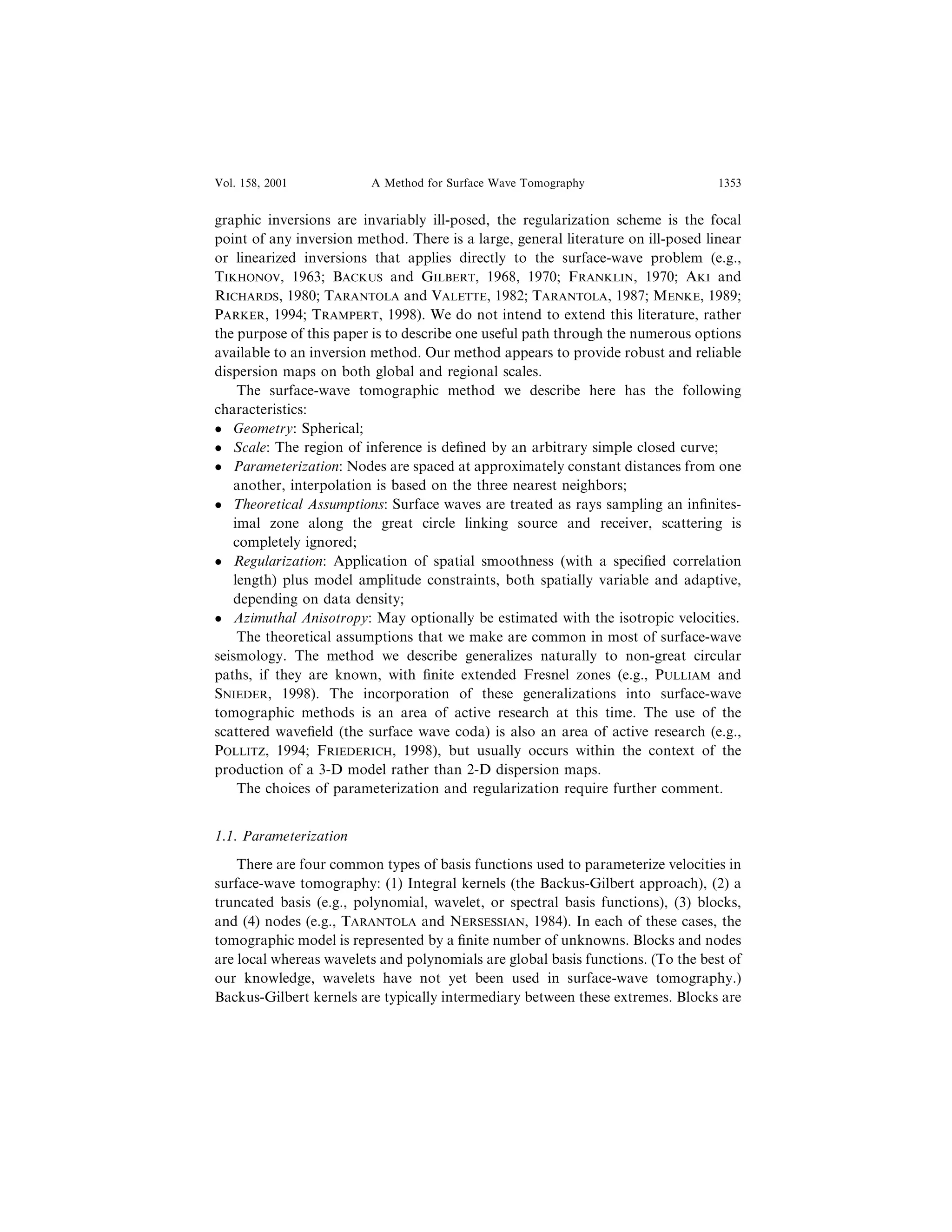 Surface Wave Tomography | PDF