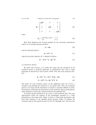 Surface Wave Tomography | PDF