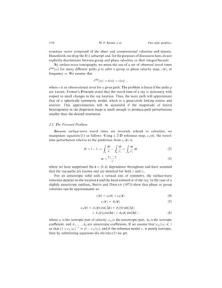 Surface Wave Tomography | PDF