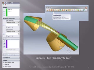 Surfacing using Solidw | PPSX