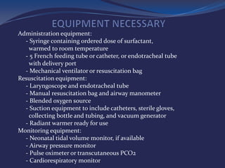 Surfactant admin | PPTX