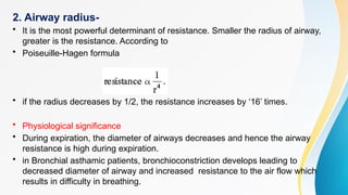 SURFACTANT , COMPLIANCE AND AIRWAY RESISTANCE | PPTX