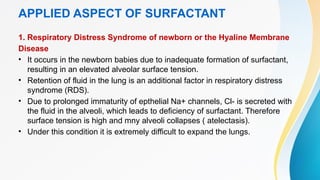 SURFACTANT , COMPLIANCE AND AIRWAY RESISTANCE | PPTX