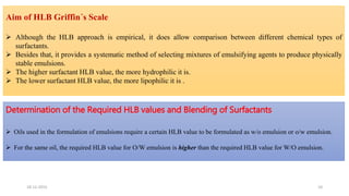 Surfactant and polyphasic system | PPTX
