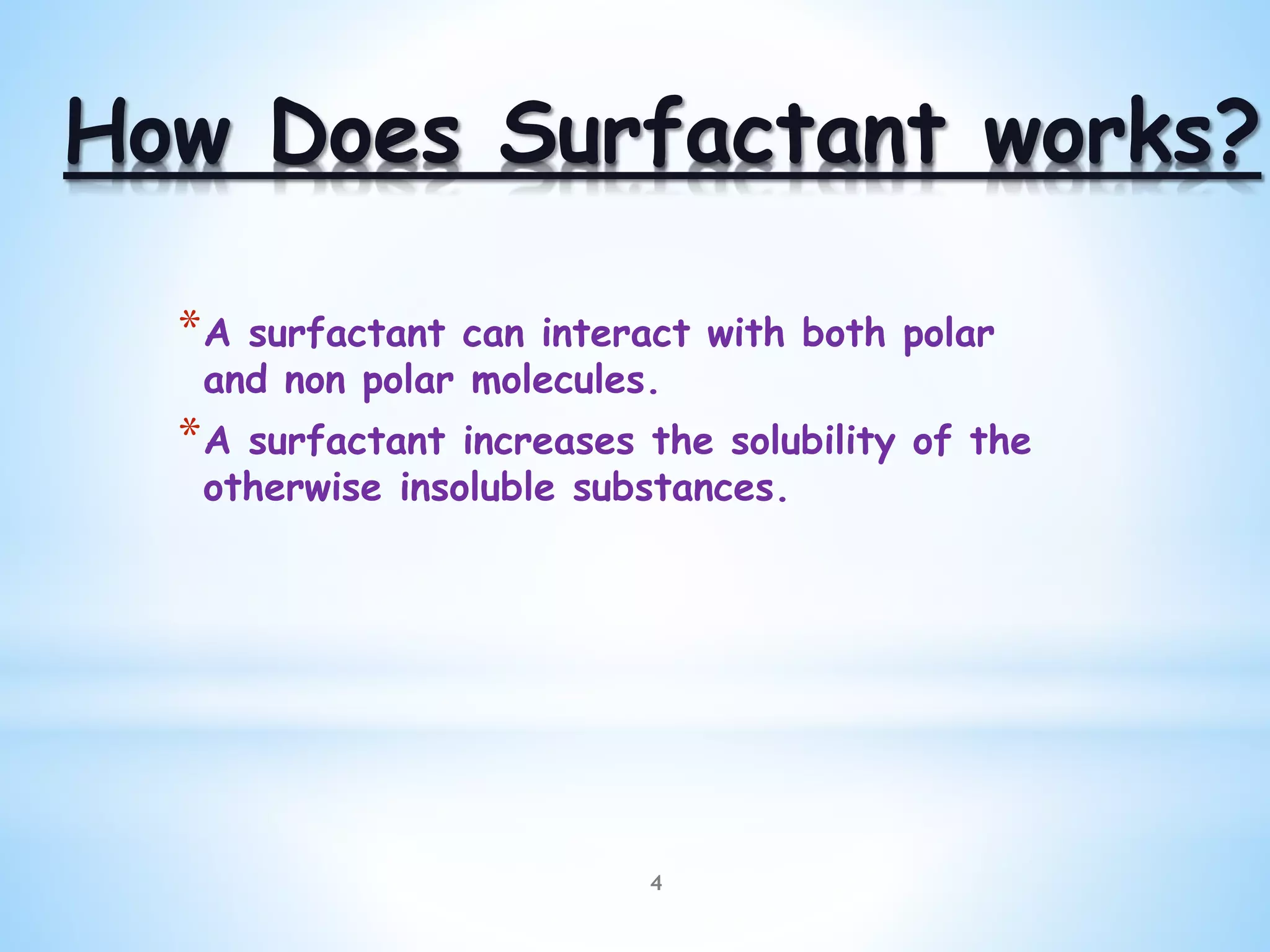 Surfactant applications,gemini surfactant, application of surfactant in ...