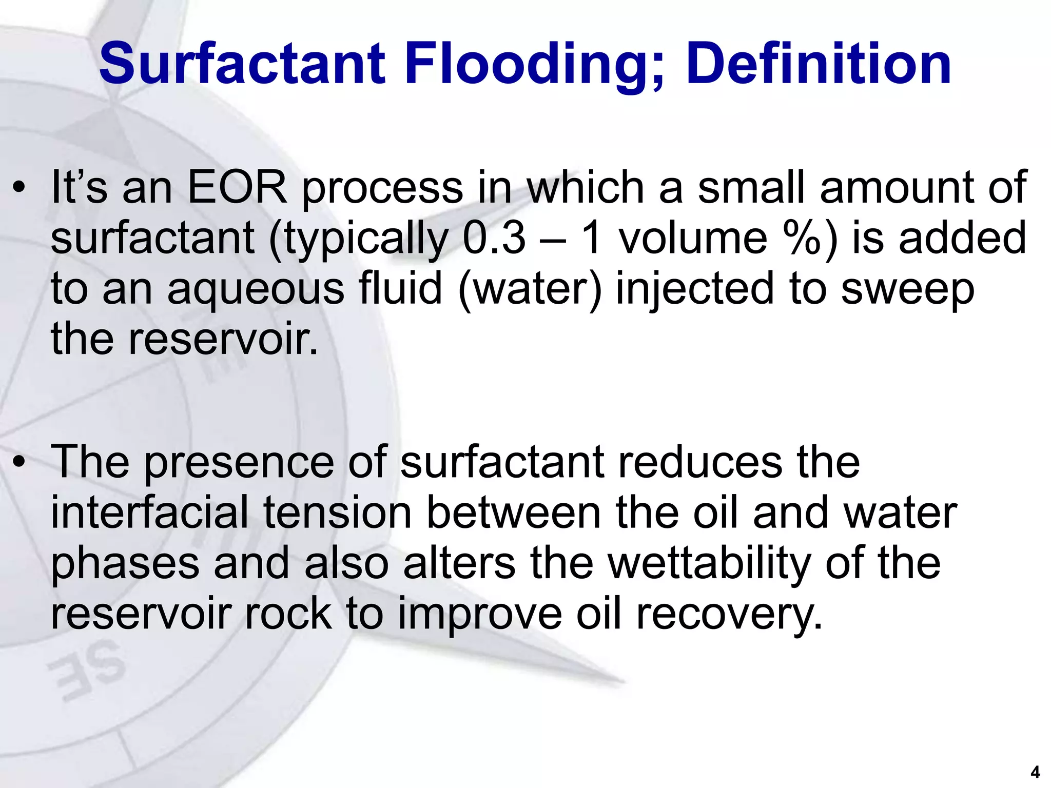 Surfactant flooding reservoir simulation | PPTX
