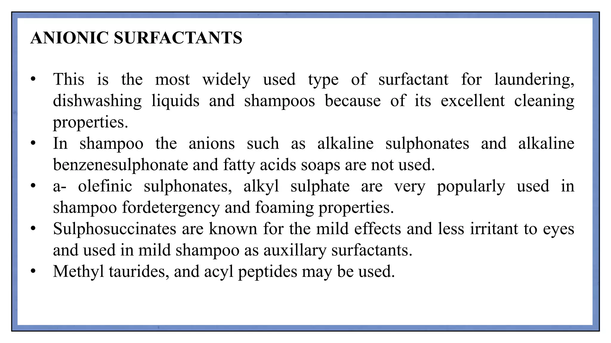 Surfactants, emollients and rheological Additivespptx | PPTX