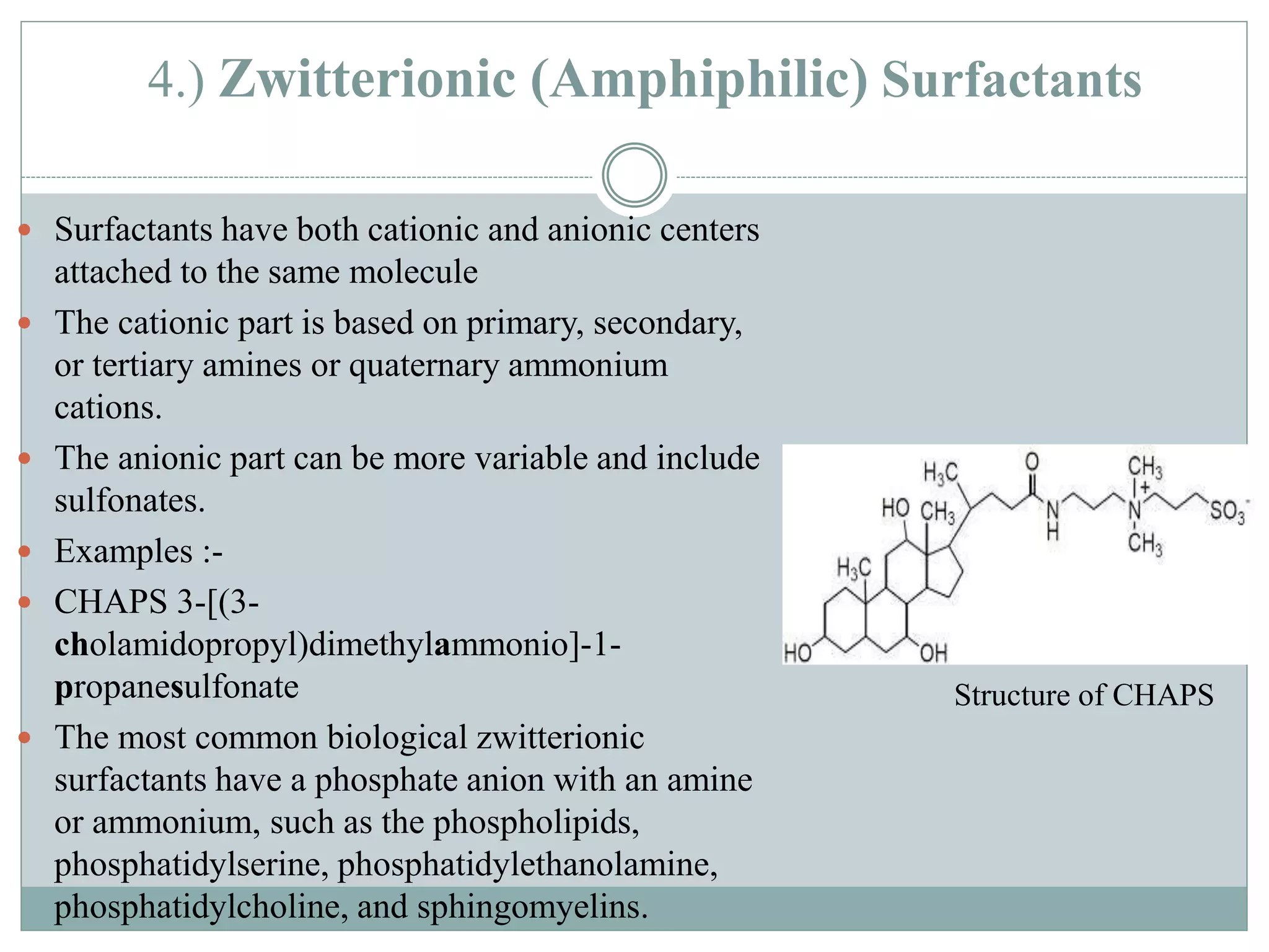 Surfactants and its importance | PPTX