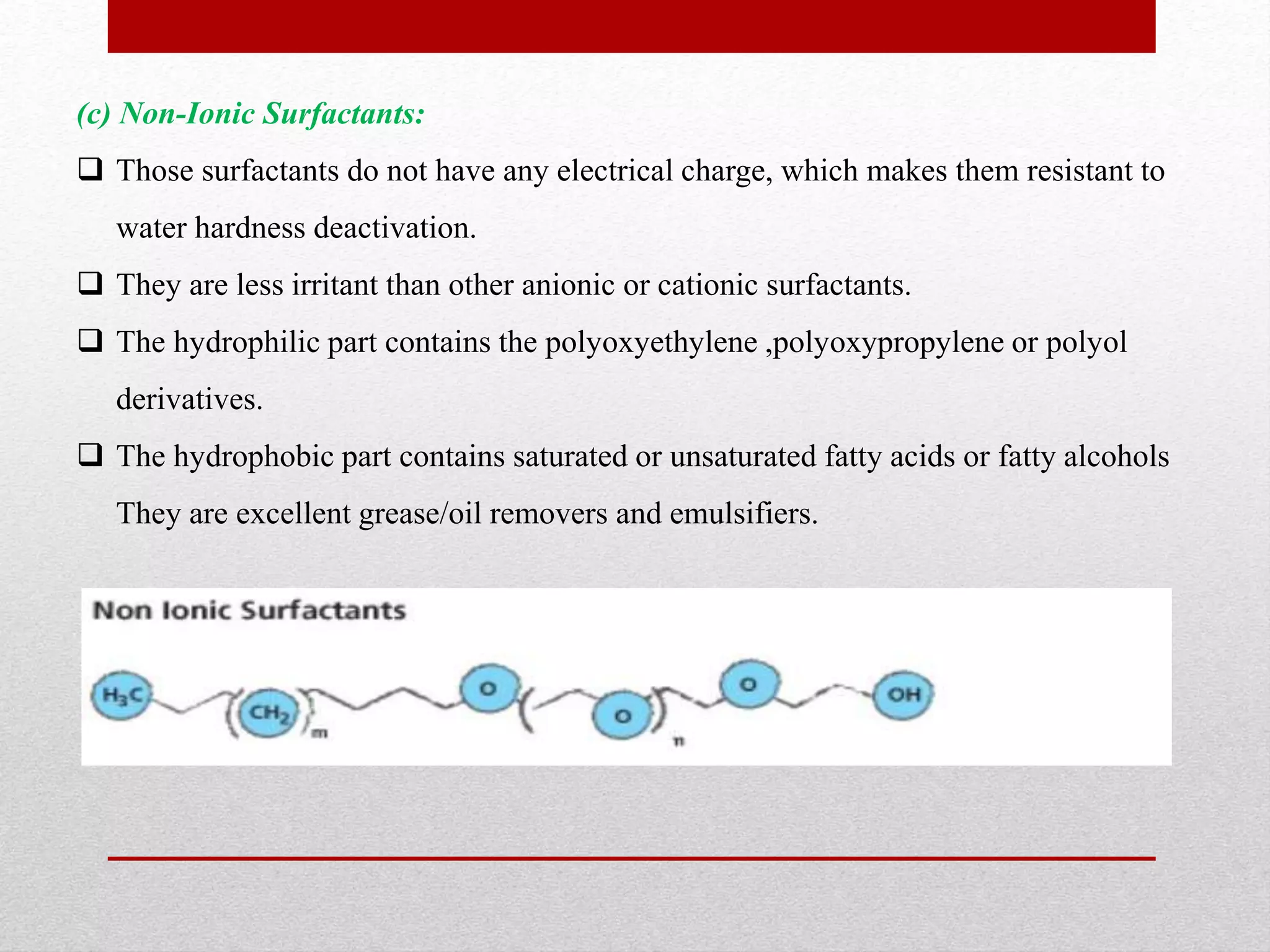 Surfactants and their applications in pharmaceutical dosage form | PPTX