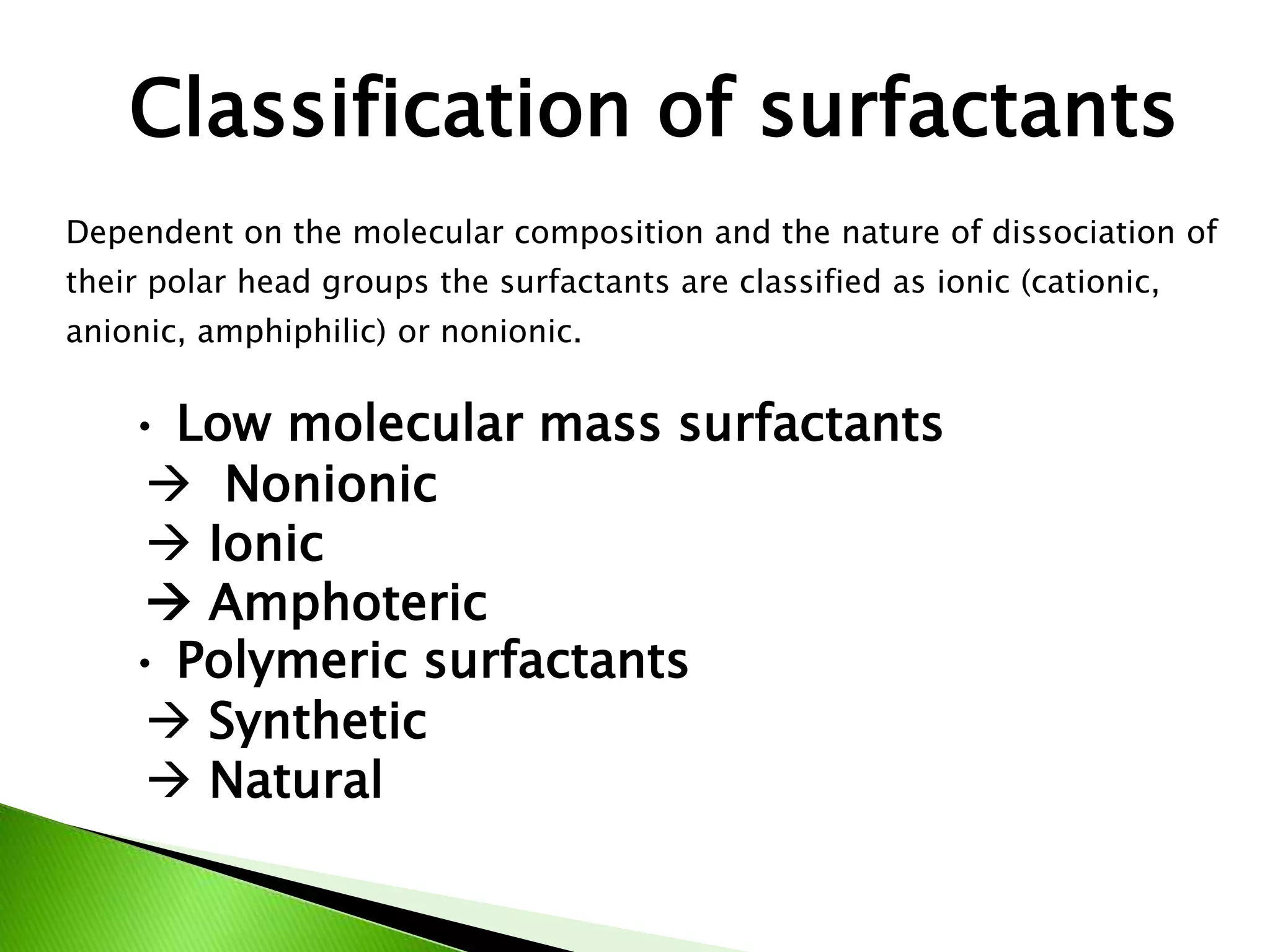 Surfactants | PPTX