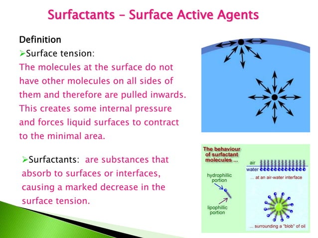 Surfactants | PPTX | Chemistry | Science