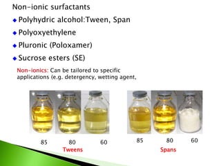 Surfactants | PPTX | Chemistry | Science