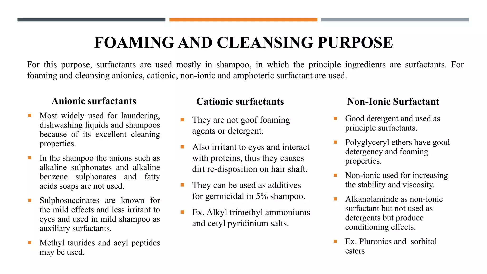 SURFACTANT (SURFACE ACTIVE AGENT)AND CLASSIFICATION.pptx