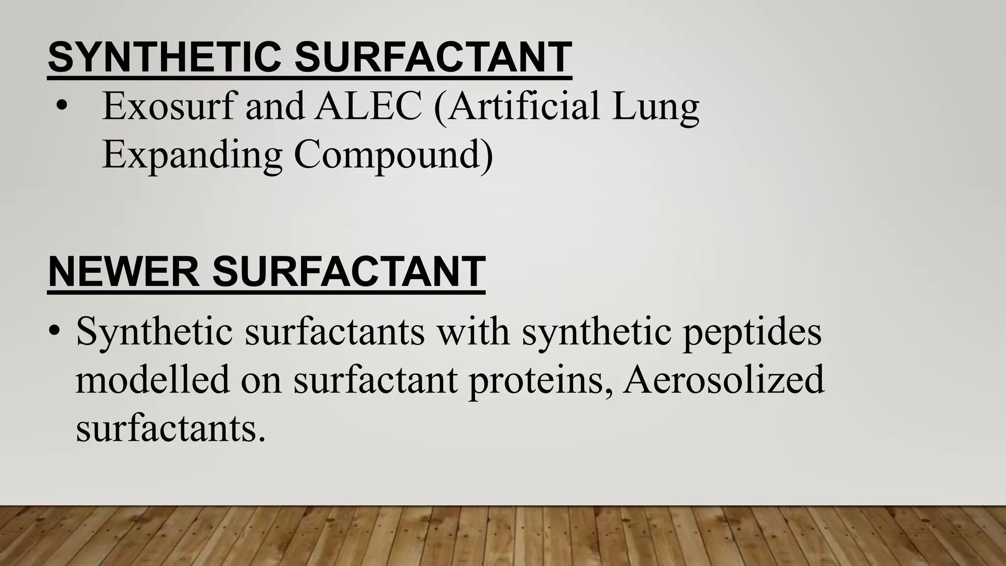 Surfactant therapy |medical administration of exogenous surfactant | PPTX