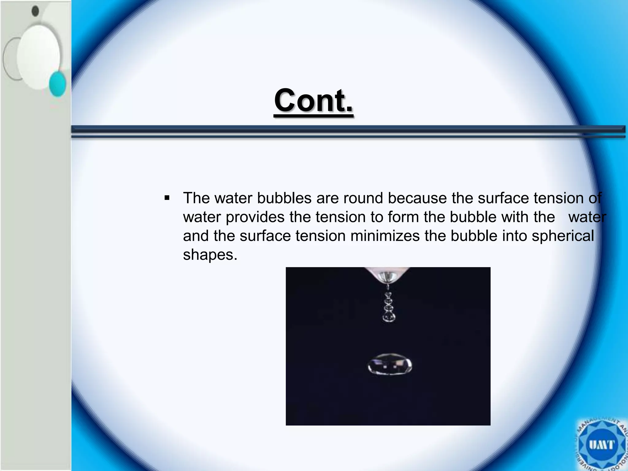 Surface tension. | PPTX