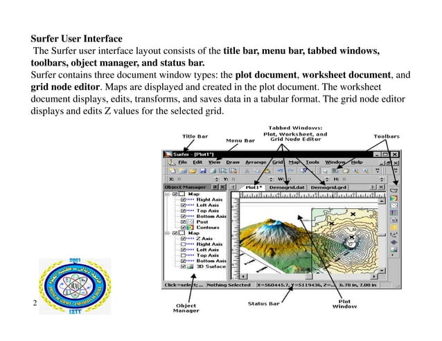 Surfer 1.pdf | 3-D Graphics | Computer Software and Applications