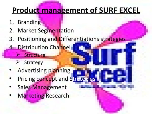 Surf Excel | PPT | Business | Business and Finance