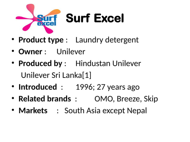 Surf excel 2.pptx................................ | PPT