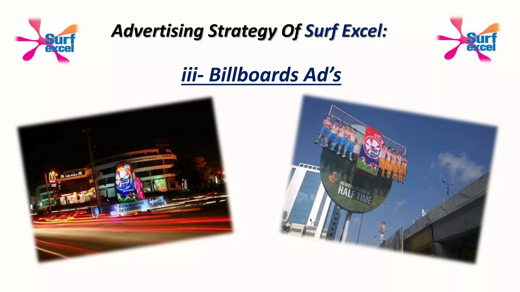 Surf excel & ariel IMC matrix | PPTX