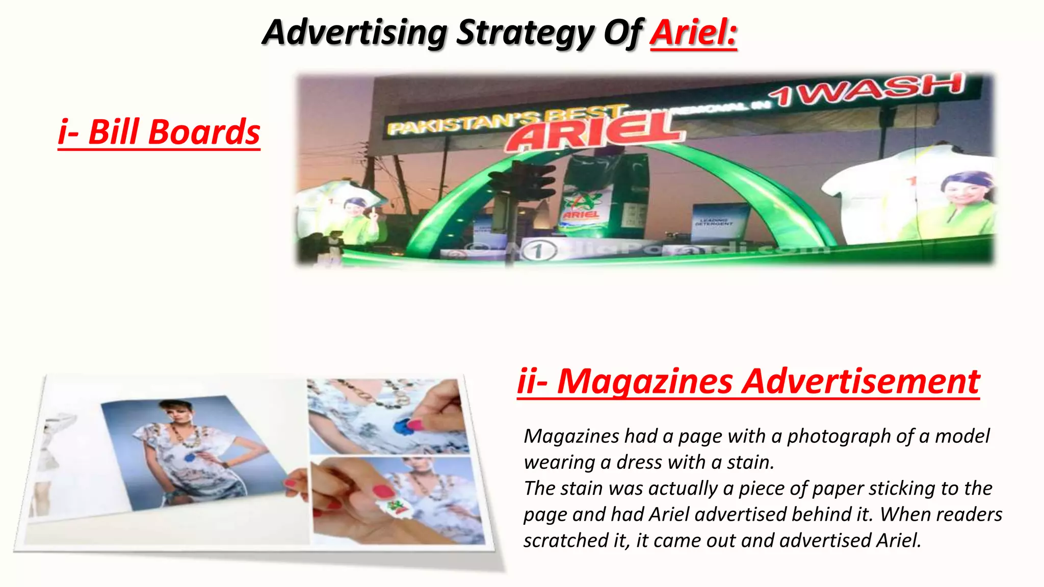 Surf excel & ariel IMC matrix | PPTX