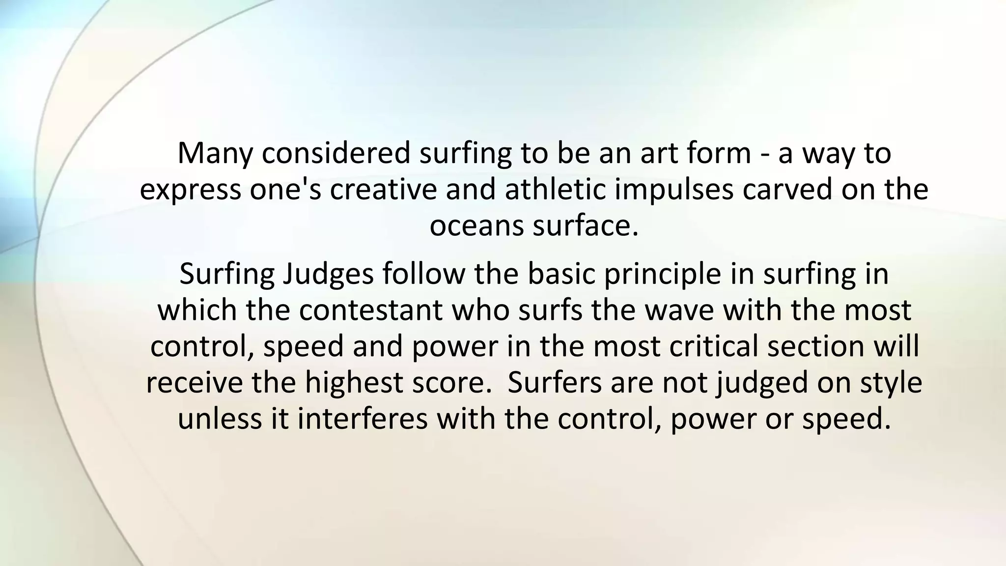 Surfing Rules with Surf & Sun | PPTX